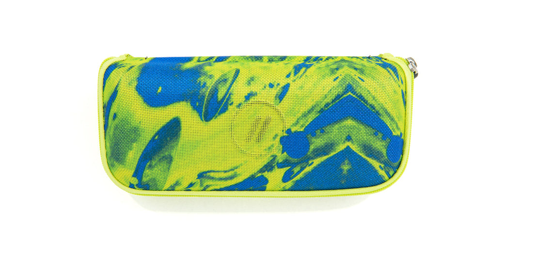 Lava Eva Case - Green & Blue Lava Lamp Hard Shell Case for Sunglasses ...