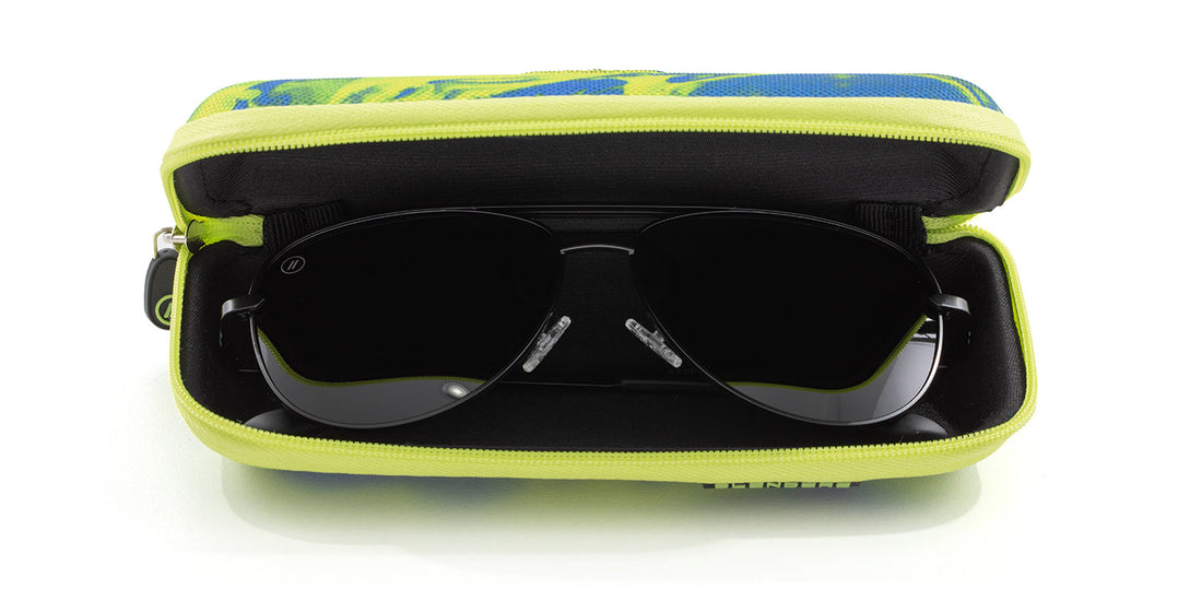 Lava Eva Case - Green & Blue Lava Lamp Hard Shell Case for Sunglasses ...